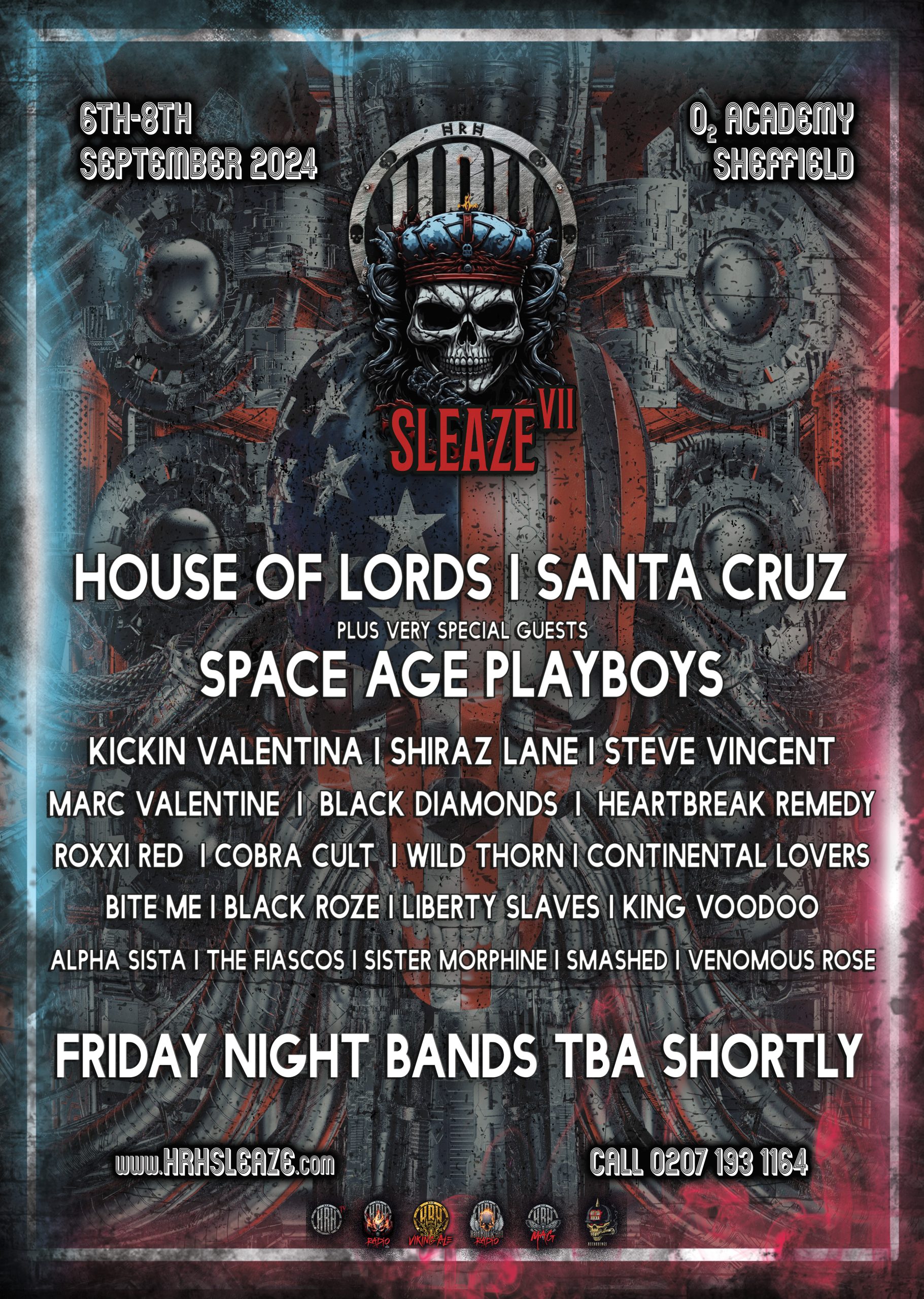 HRH Sleaze Line-Up – DARK WATCH LTD