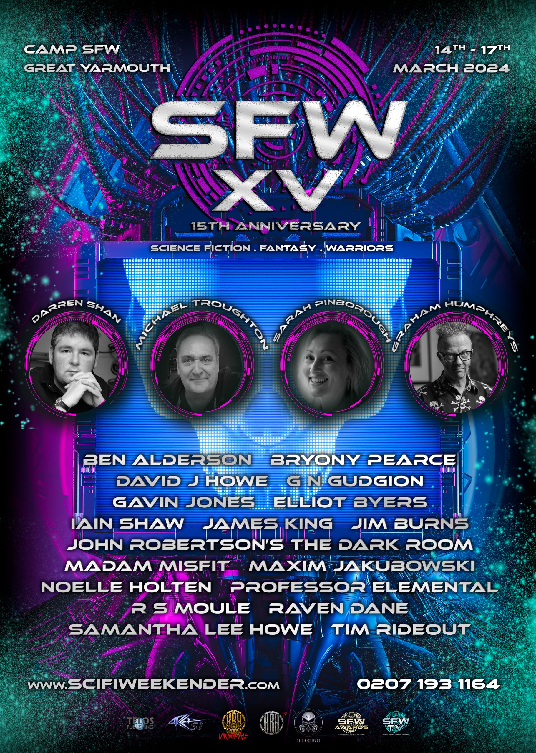 Sci-Fi Weekender Line-Up - DARK WATCH LTD