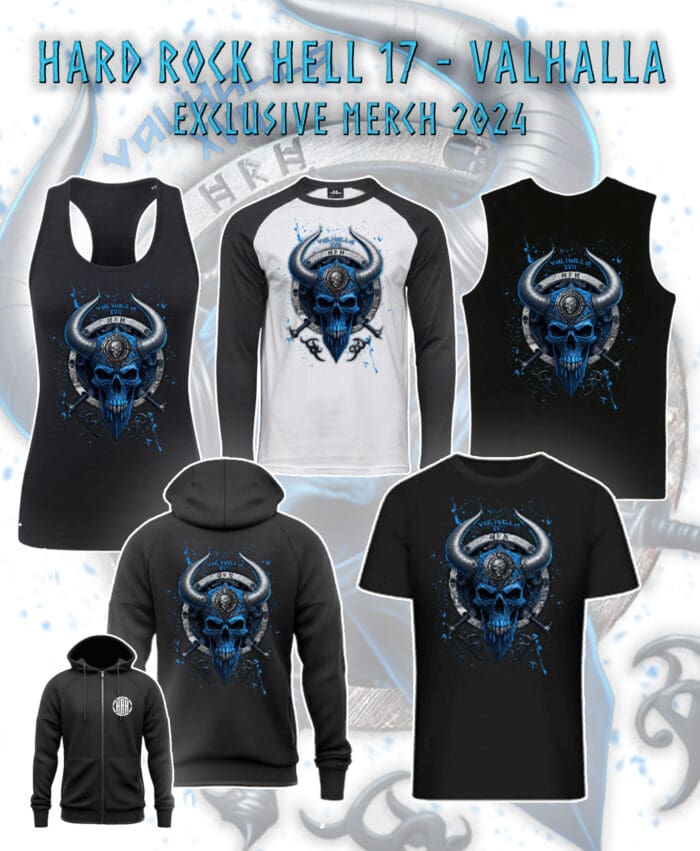 Hard Rock Hell 17 Valhalla – Brand Merch – November 2024 – DARK WATCH LTD